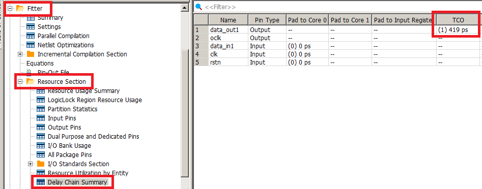 How To Set Programmable Delay Elements Input Pin Delay Output Pin Delay Macnica Altera Fpga 