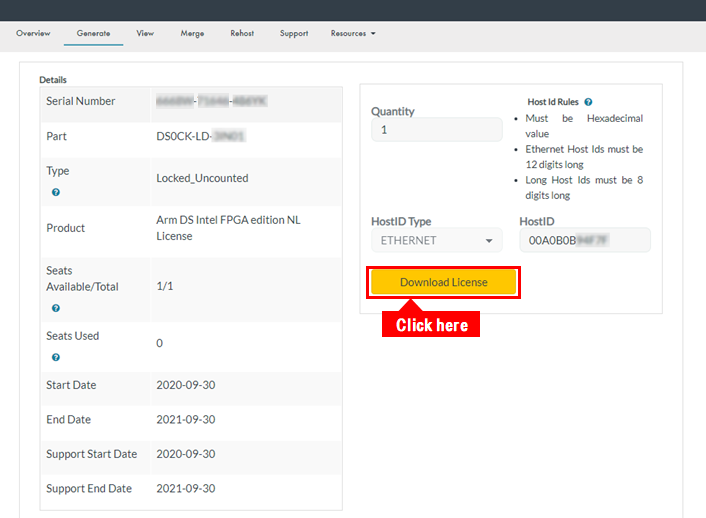 How to set up the Arm® Development Studio (DS) for Intel® SoC FPGA Edition license – Macnica ...