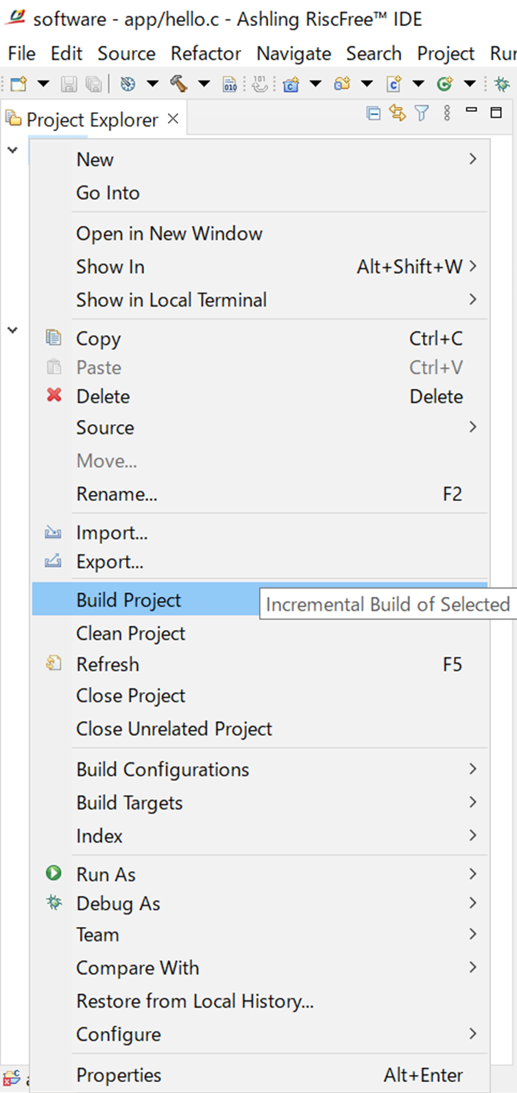 Nios® V Project Development Procedure Using Ashling* RiscFree* IDE – Macnica Altera FPGA Insights