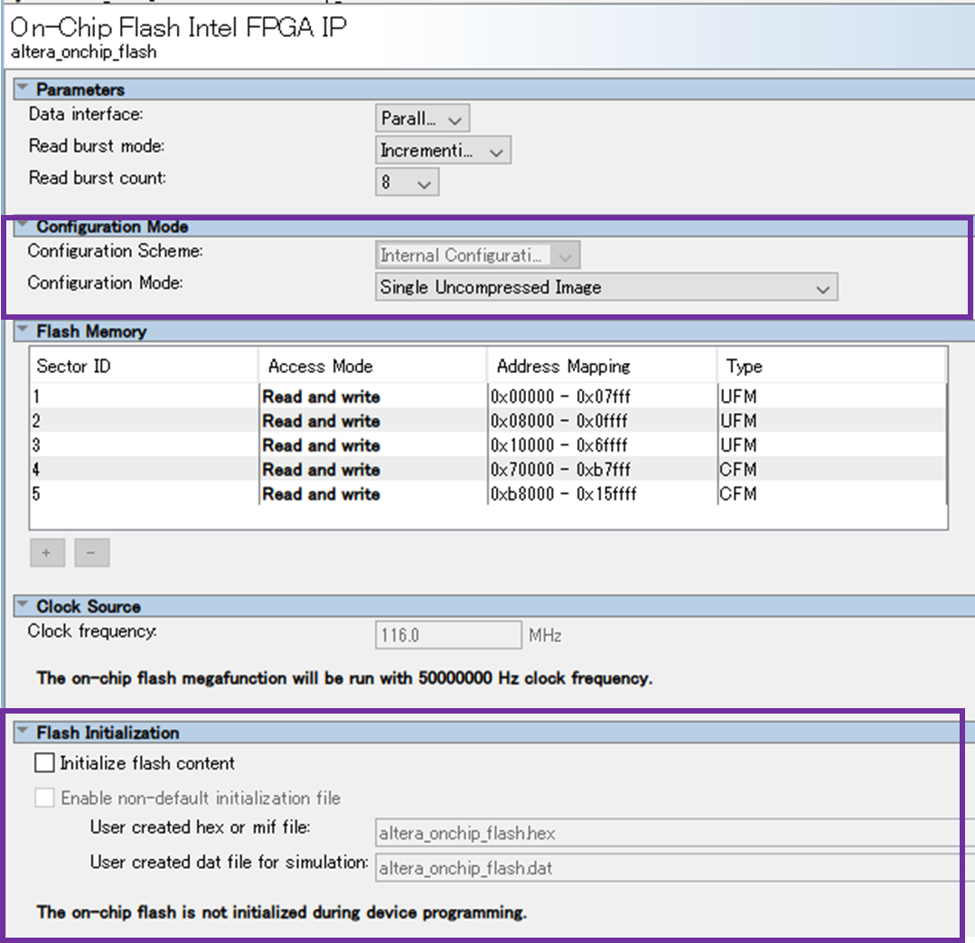 Nios® V Boot Option ~ On Chip Flash Ufm ~ For Max 10 Device 