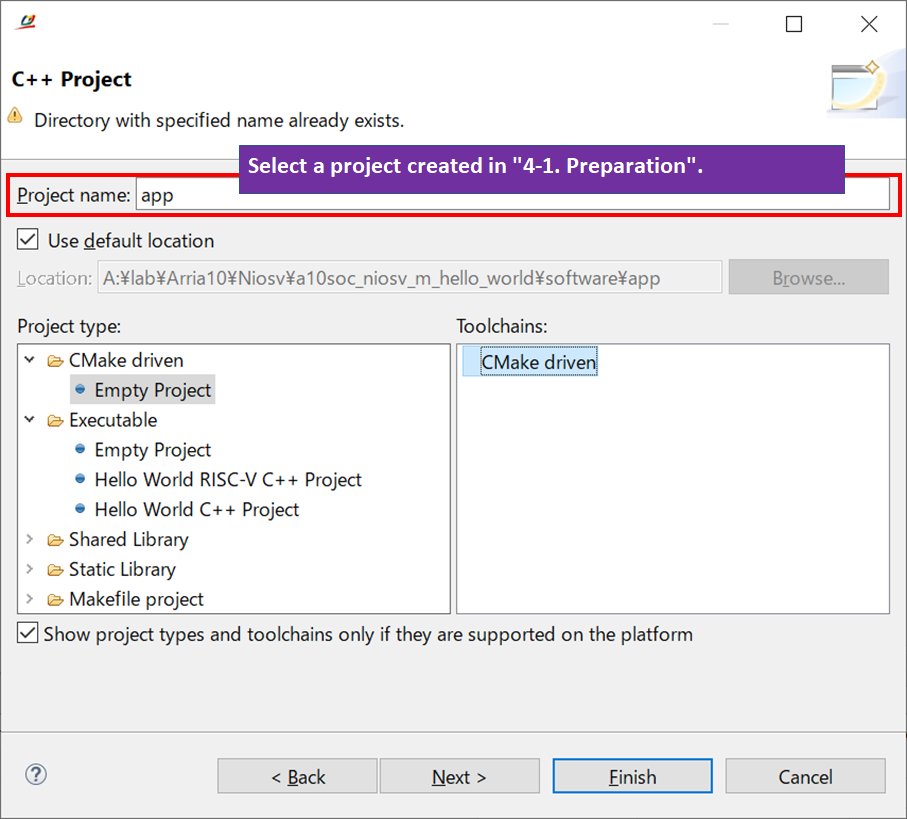 Nios® V Project Development Procedure Using Ashling* RiscFree* IDE ...