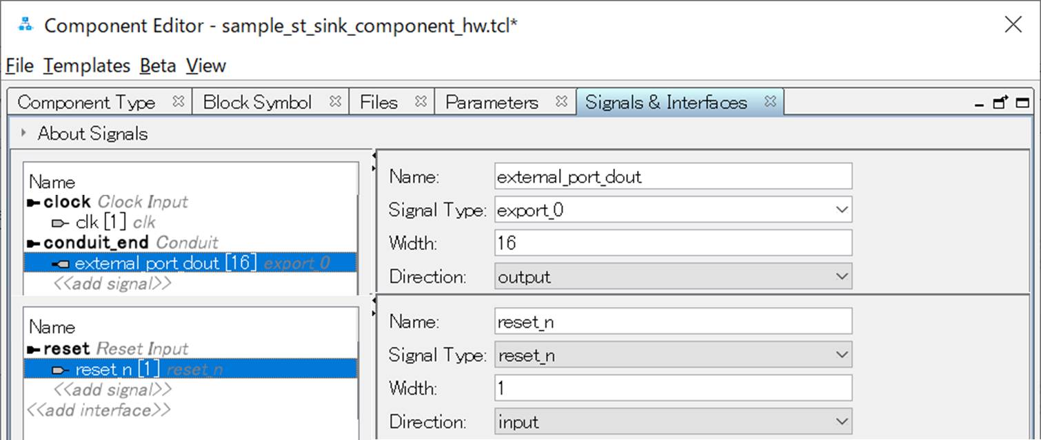 Component Editor の使い方 ～ Avalon®-MM / ST 編 ～ – 株式会社マクニカ アルティマ カンパニー